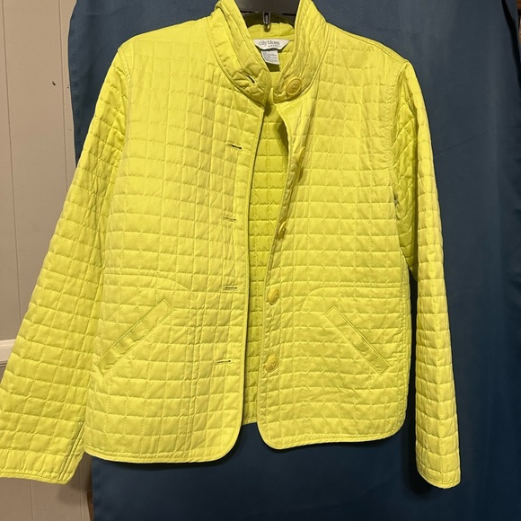 Koret | Jackets & Coats | Koret Womens Lime Green Quilted Jacket Armpit ...